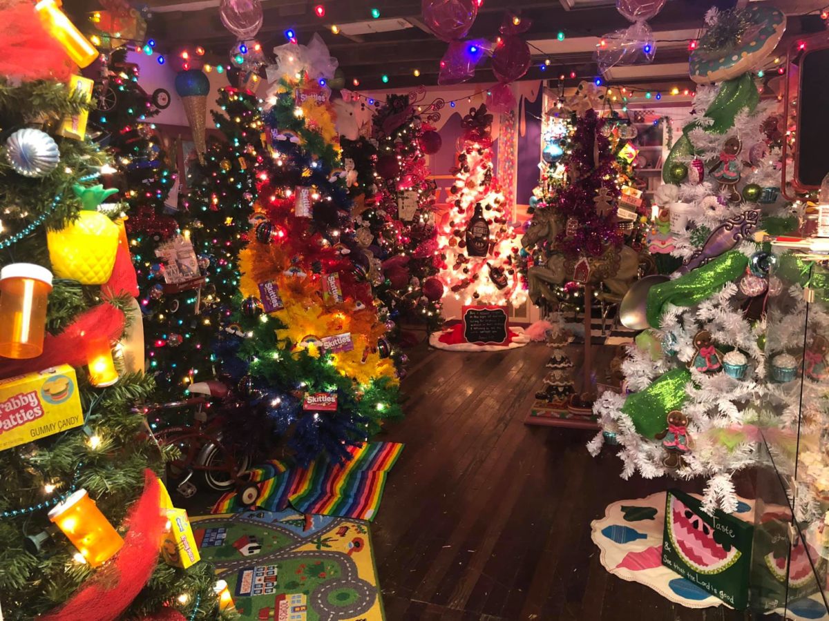 Christmas Trees at Lighthouse Mission Thrift Store | Boom or Bust Byway